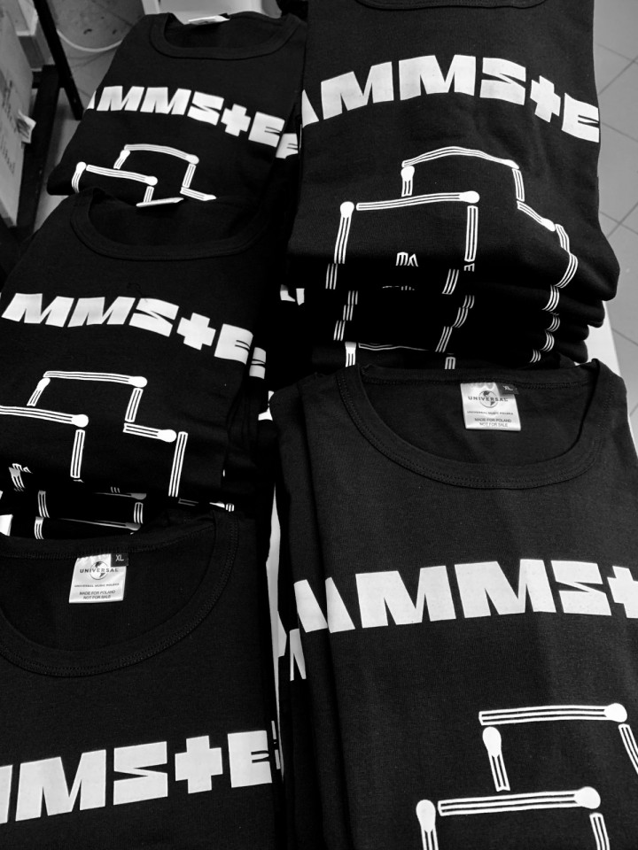 Rammstein - merch dla zespołu