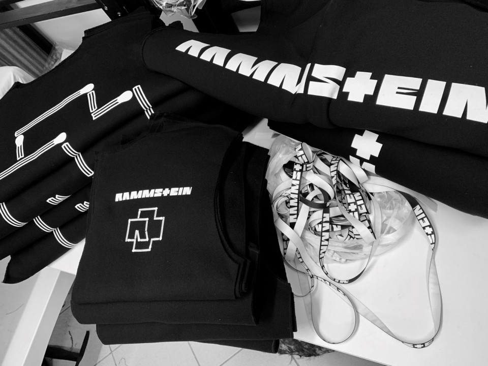 Rammstein - merch dla zespołu